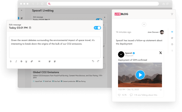 Tickaroo Live Blog - Next Generation Live Coverage Software